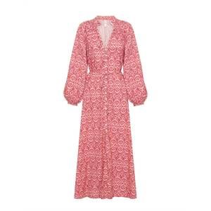 Kivari | Dresses | New Kivari Zahara Maxi Dress In Red Ikat | Poshmark